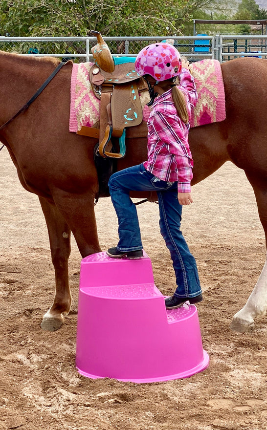 MountEase | MountEase Three Step Horse Mounting Block. Won't tip over!